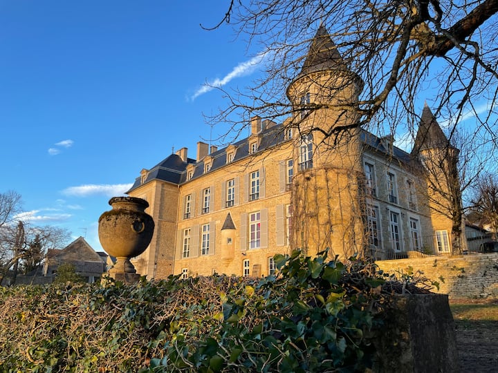 Un Château De Famille Avec Vue Unique Sur Vézelay - Vézelay