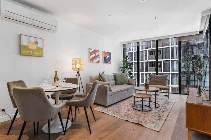 Luxe 2br | Carpark | Marvel | Pool+gym | 6 Guests - Kensington