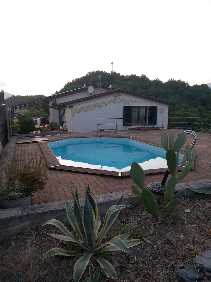 {Villa Nel Verde} - Piscina Privata Vista Mare - Chiavari
