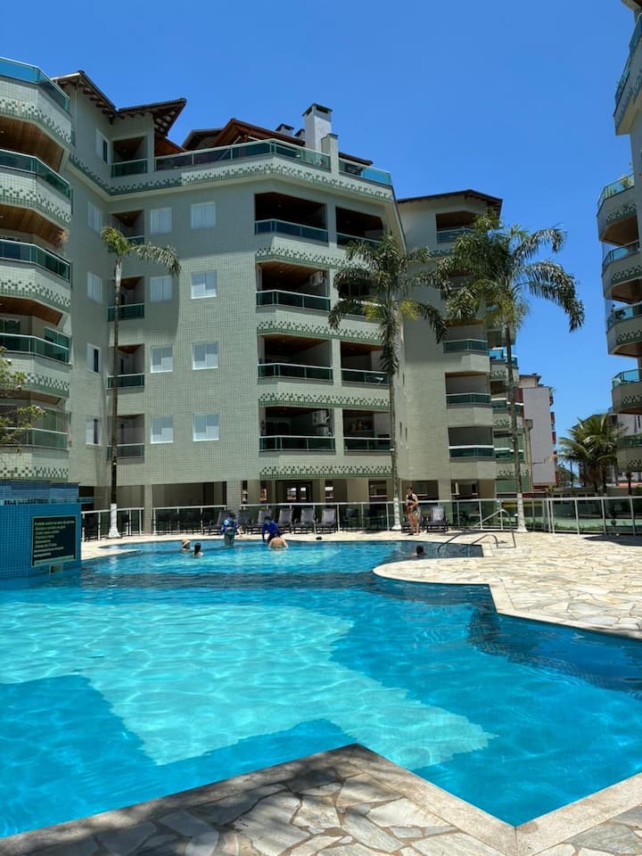 Apto Espaçoso Na Praia Grande A 100m Do Mar - Brazil