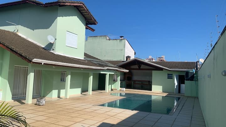 Casa De Praia Completa Curta Em Família - Praia Grande