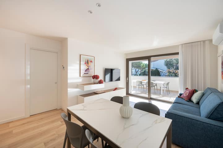 Central Suite: Trilocale Moderno Ai Piani Bassi - Lignano Sabbiadoro