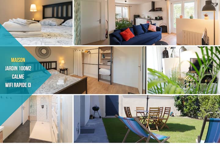 Maison Lumineuse & Cosy – Calme, Jardin, Rare - Bordeaux