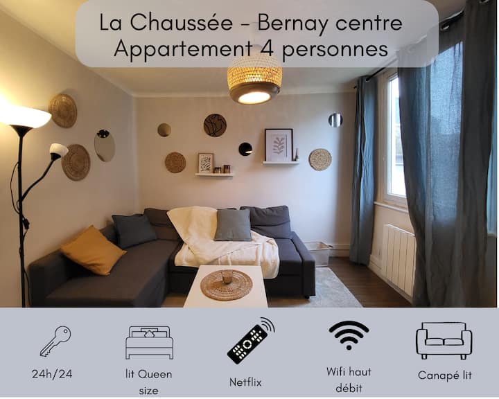 La Chaussée – Appartement 50 M² Pour 4 Personnes - Bernay