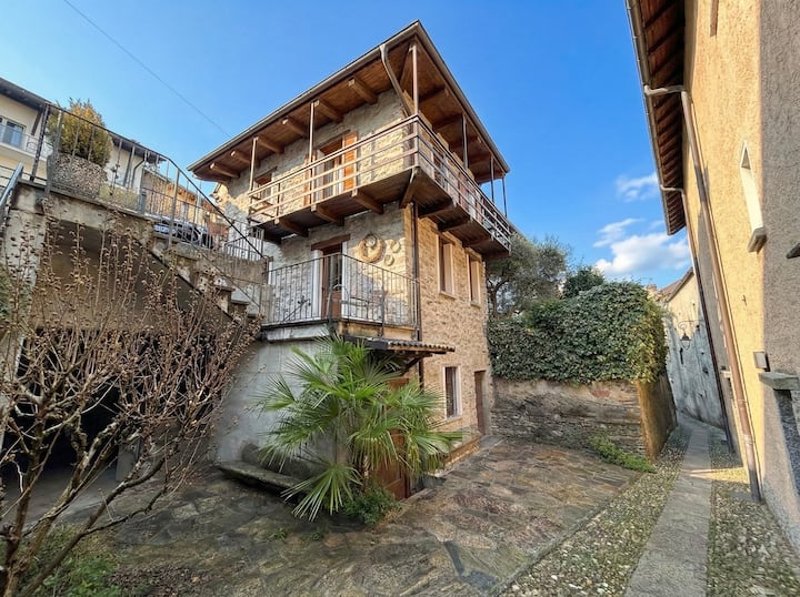 Rustic House Brione S Minusio - Free Parking - Bbq - Locarno
