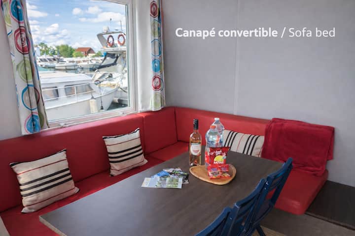 Cottage Flottant Insolite Premium Jacuzzi Au Port - Saint-Jean-de-Losne