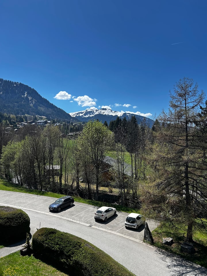 Le Nid Alpin, Piscine Et Tennis - Megève