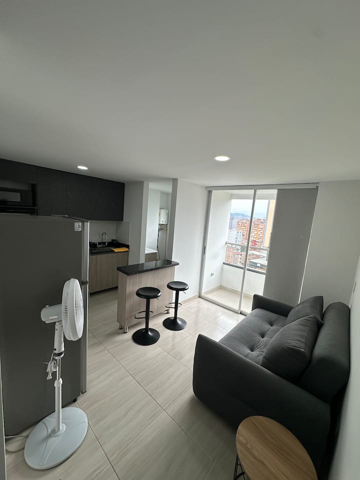 4 Min Parque/ Acogedor/hermosa Vista - Sabaneta