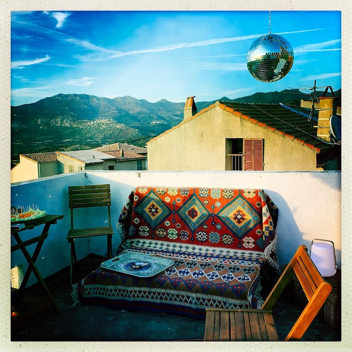 Grande Maison De Village Jardin Et Terrasse - Calenzana