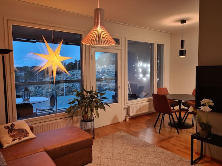 Tilava Kaksio Merinäköalalla,  Lähellä Keskustaa - Naantali