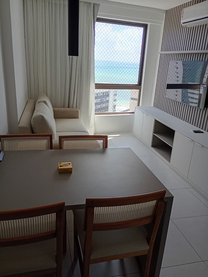 Apartamento Com Vista Mar 50m Da Praia - Boa Viagem
