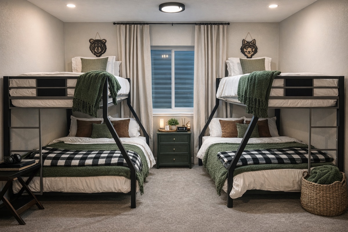 Retraite familiale de luxe avec salle de jeux - Maisons à louer à ...