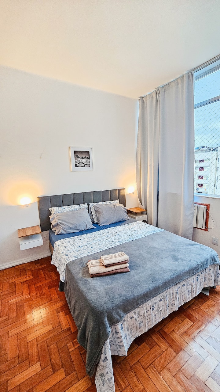 Apto Completo No Coração De Copacabana -5min Praia - 裡約熱內盧