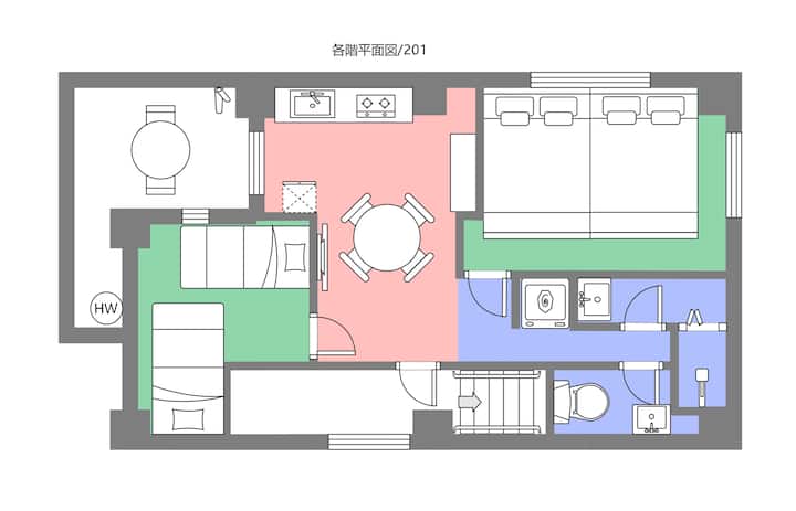4 Min Sobu｜6ppl｜52㎡｜24h｜gas Dry｜nrt Tokyo/shinjuku - Tokyo