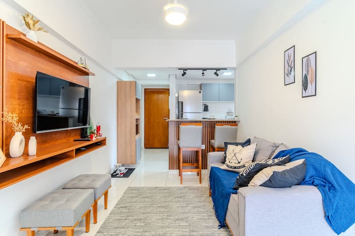 Apê 50m Da Praia 2 Dormitórios Pet Friendly Santos - Santos