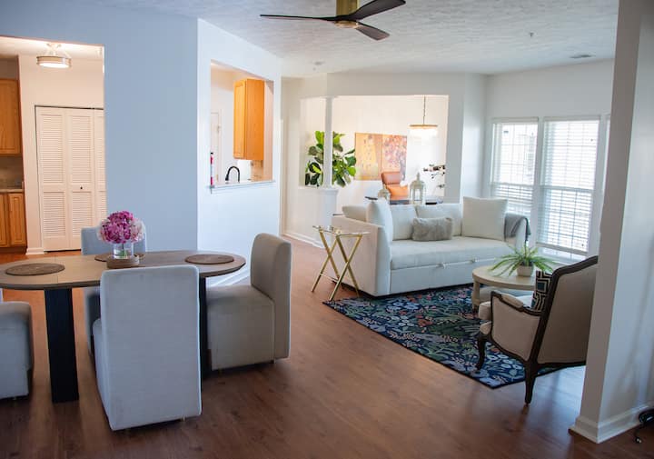 Bright Furnished 2br/2ba + Home Office - Essex, MD
