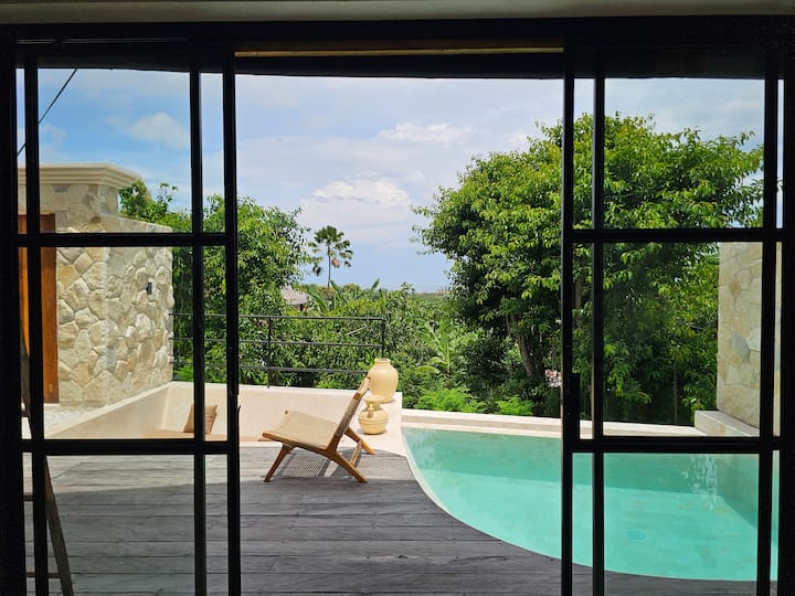 Au Coeur D'uluwatu, Villa Privée, Vue Mer ! - Australië