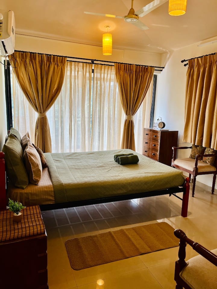 The Verandah | Free Breakfast | 5 Minutes To Colva - 콜바