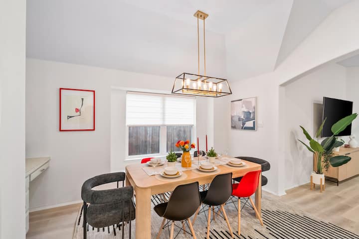 King Bed 4br Xmas Family Game/fire Camp/backyard - Little Elm, TX