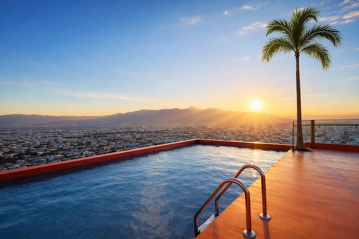 Cozy Apt In San Jose W/2beds, View, Pool, Gym #18 - San José