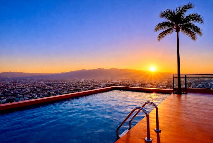 Cozy Apt In San Jose W/2beds, View, Pool, Gym #18 - San José, Costa Rica