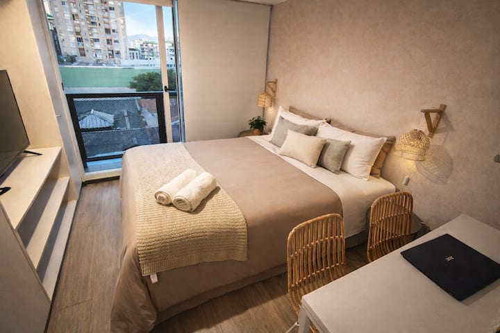 6. Moderno & Elegante Studio | Parking | Parques - Santiago de Chile