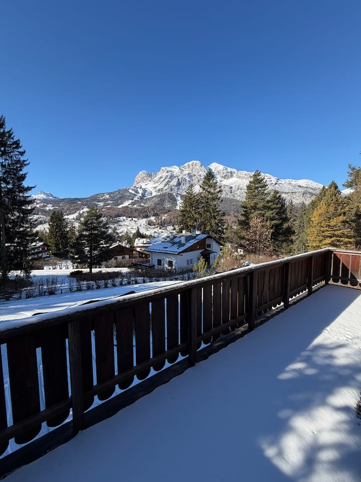 Casa Panoramica Con Terrazza Vista Tofane - Cortina d'Ampezzo