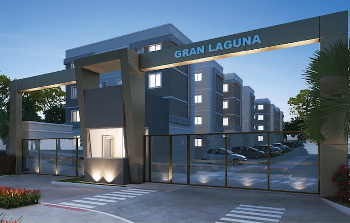 Apto 2q Residencial Gran Laguna Piscina E Garagem - Goiânia