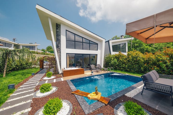 ıSıtmalı Havuzlu Jakuzılı Ladin Villa Sapanca - Sapanca