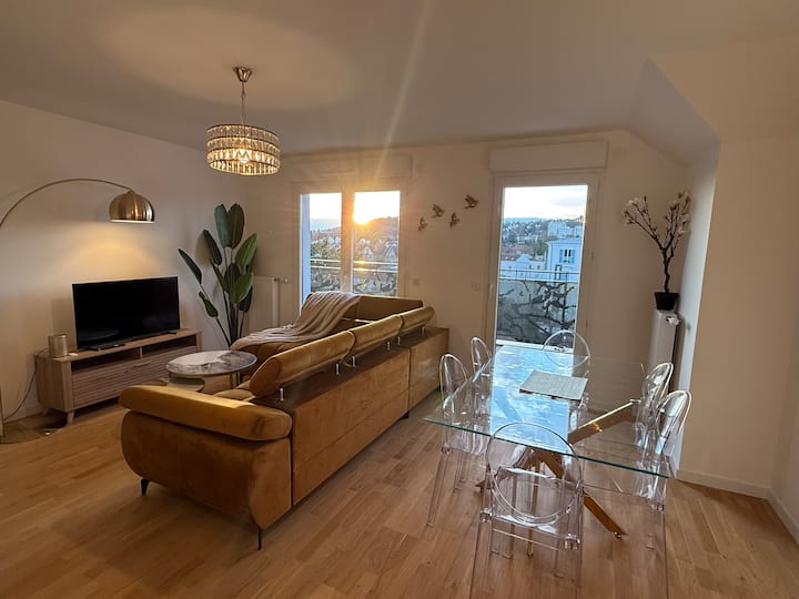 Appartement Neuf, Lumineux, Moderne à 16’ De Paris - Sannois