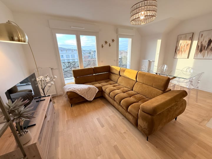 Appartement Neuf, Lumineux, Moderne à 16’ De Paris - Ermont