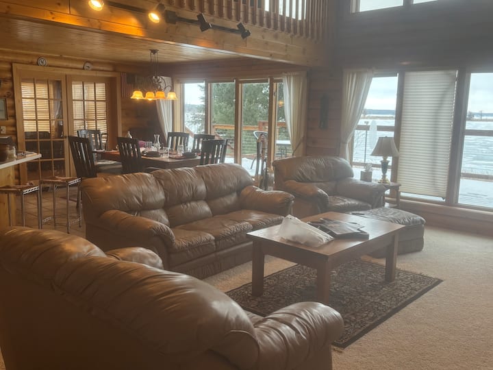 Lakefront Log Home On Leech Lake Sleeps 11 - Walker, MN