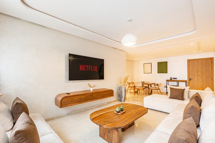 Joli Appartement, Piscine Intérieur/extérieur - Marrakech