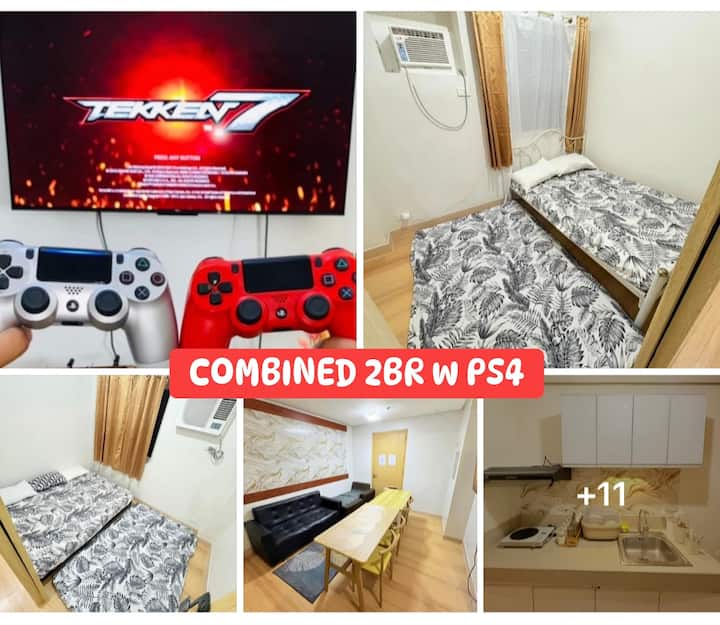 Combined 2br (Up To 10 Pax) With Ps4 @ Trees T2 - Quezon City
