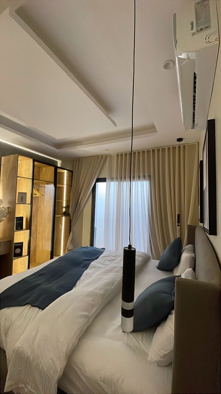 شقة فاخرة ببلكونة حي حطين دخول ذاتي بجوار بوليفارد - Riyad