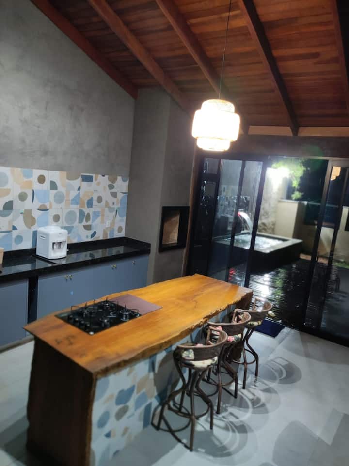 Casa Premium Em Bonito Piscina, Gourmet E 3 Suítes - Bonito