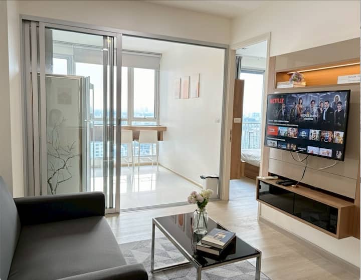 The Onnut Nest 1br + Sofa Bed · Onnut Bts 50m - Bangkok