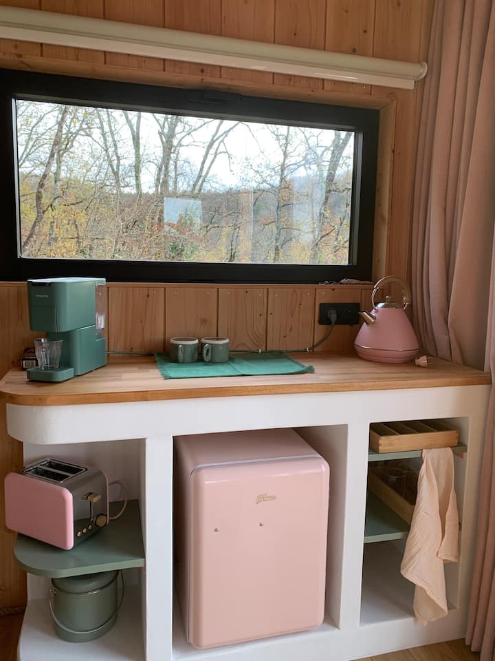 Cabane Perchée, Bélaye, Occitanie - Lot