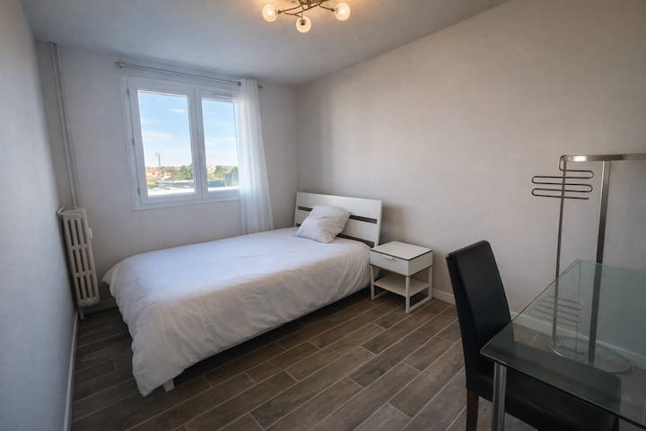 Chambre 3 Privée Lit Double – Béthune Centre - Béthune