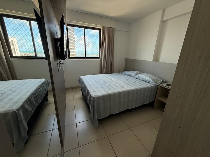 Apartamento 2 Quartos Mobiliado No Pina/boa Viagem - Recife