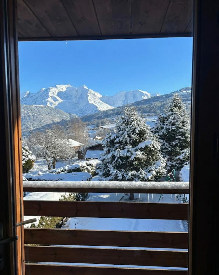 Chalet Petit Ecrin - 8 Personnes - Vue Montblanc - Combloux