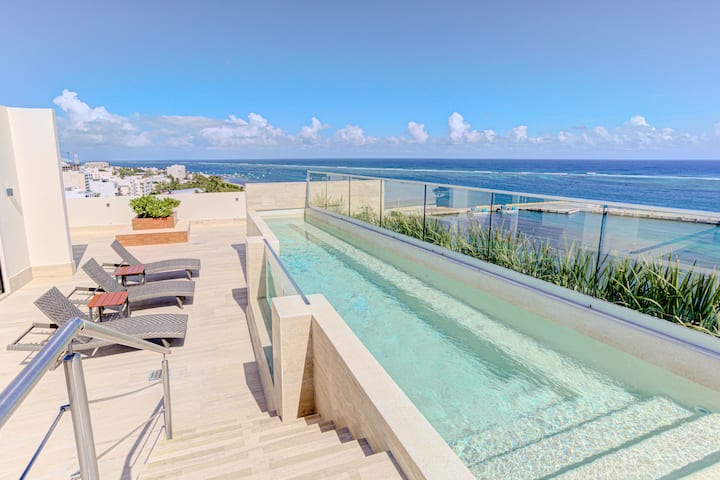 Estudio A La Orilla De La Playa Con Alberca - Puerto Morelos