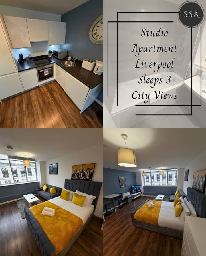 City View Studio Apartment – Liverpool - Birkenhead