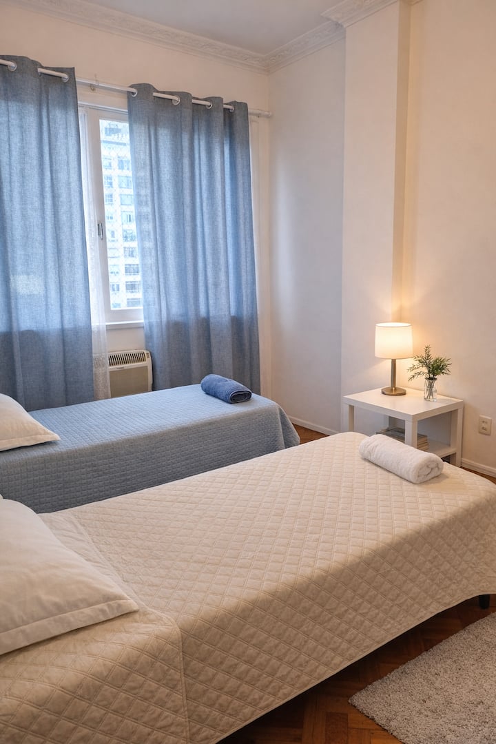 Apt 3 Quartos Espaçoso Próximo Praia - Copacabana