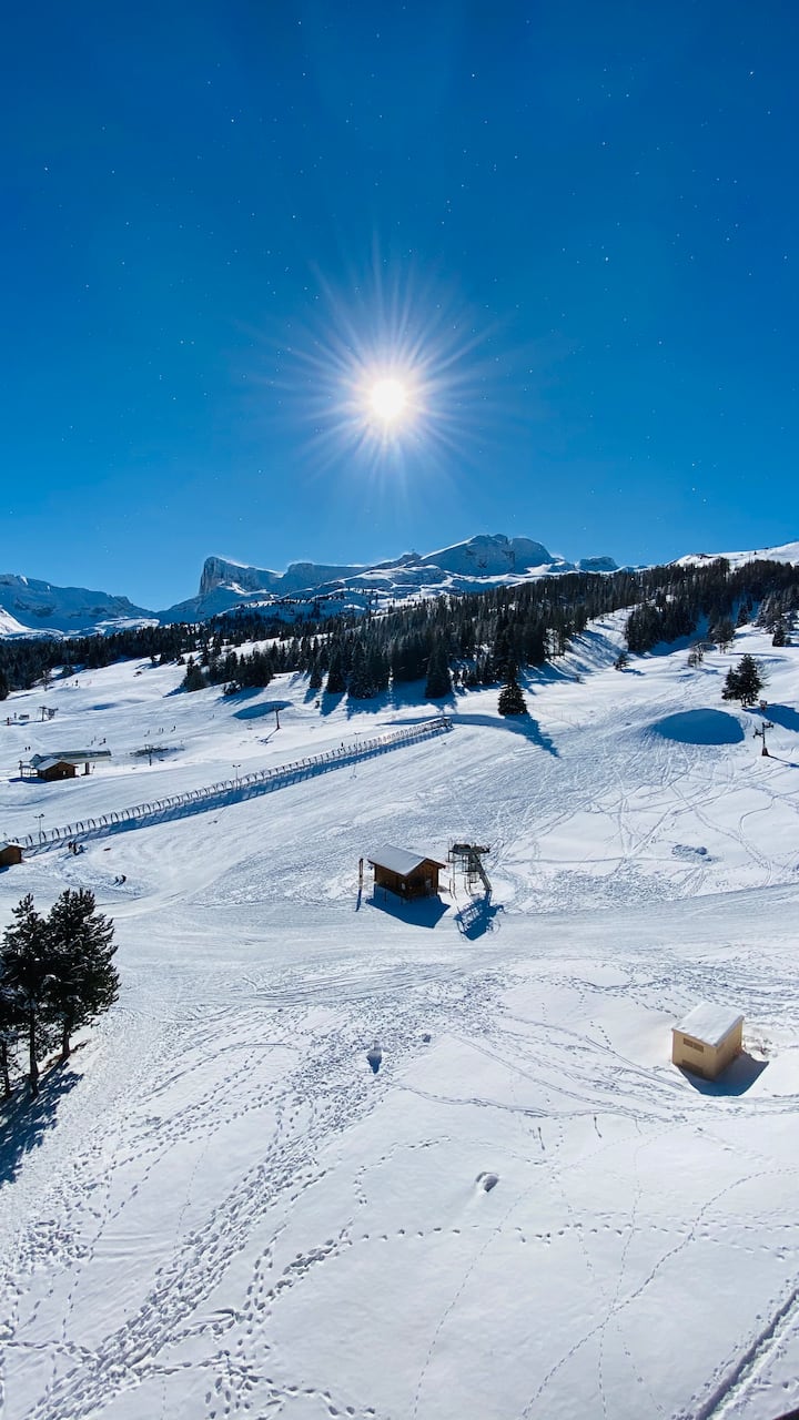 T2 Superdevoluy Aux Pieds Terrasse Vue Pistes - Super Dévoluy