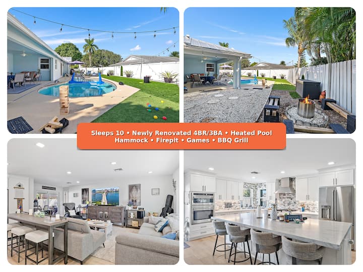 Newly Renovated • Heated Pool • Fireplace • Games - Jupiter, FL