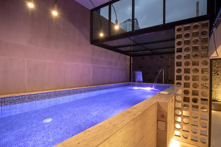 Suite De Lujo Con Vista A La Ciudad / Piscina+spa - Bogotá