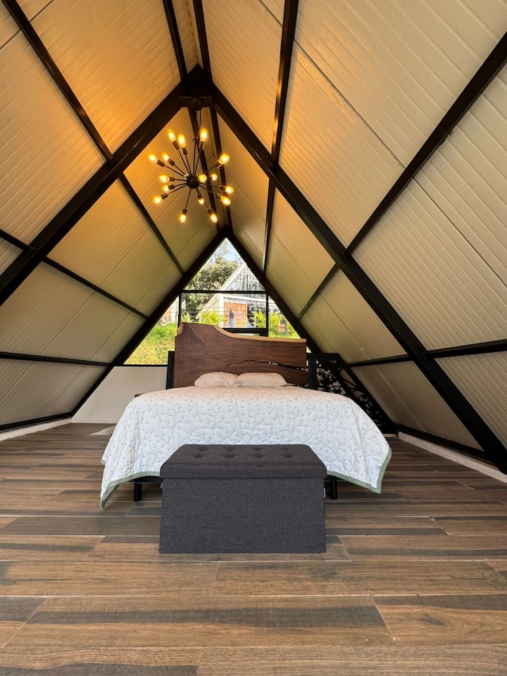 Cabaña A-frame Moderna En Valle De Bravo - 