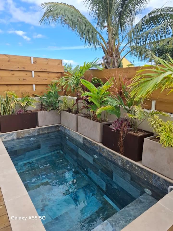 Villa 4* Piscine Privée Saint-joseph 6 Personnes - Saint-Joseph