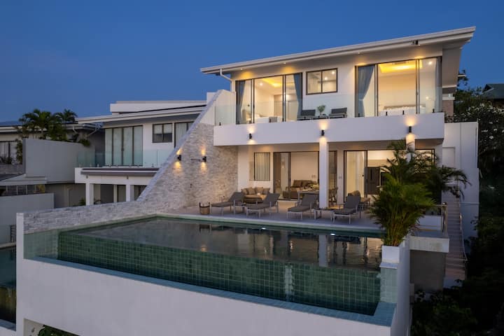 Red Sky Beach View Villa - 帕岸島